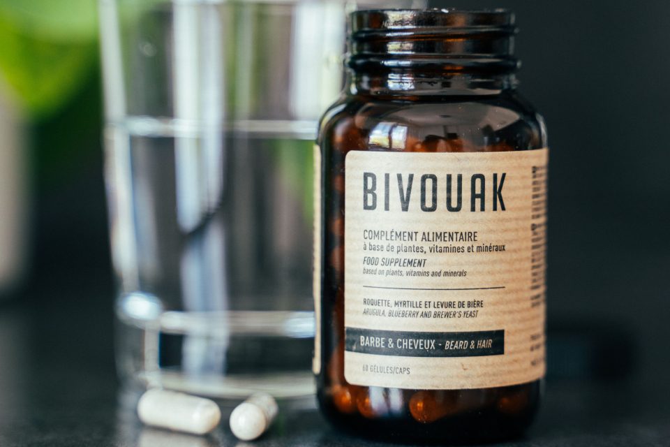 Bivouak : des compléments alimentaires pour barbe et cheveux 100% naturels