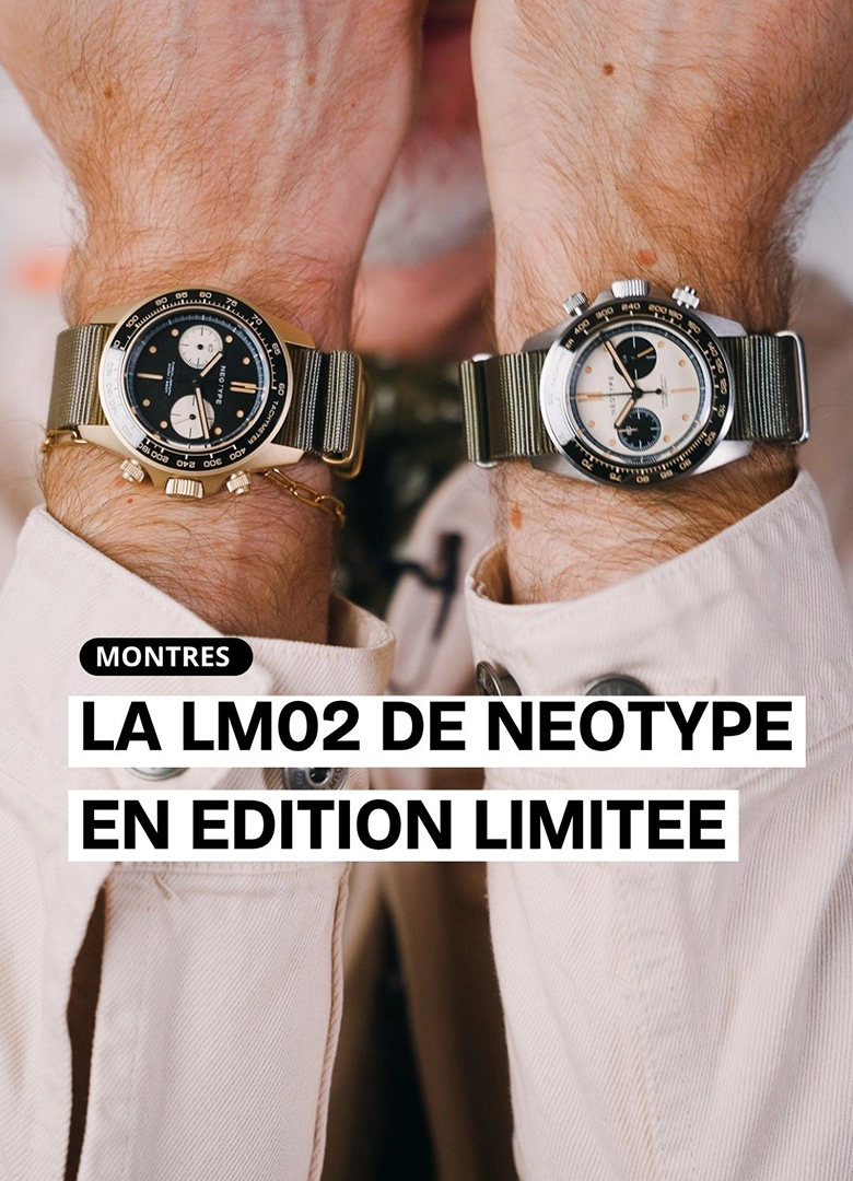 Neotype frappe fort avec ses chronos Panda en éditions limitées